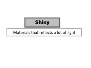 Shiny or dull | PPT