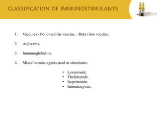 immuno stimulants | PPTX