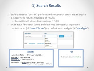 ShinySRAdb: an R package using shiny to wrap the SRAdb Bioconductor package | PPT