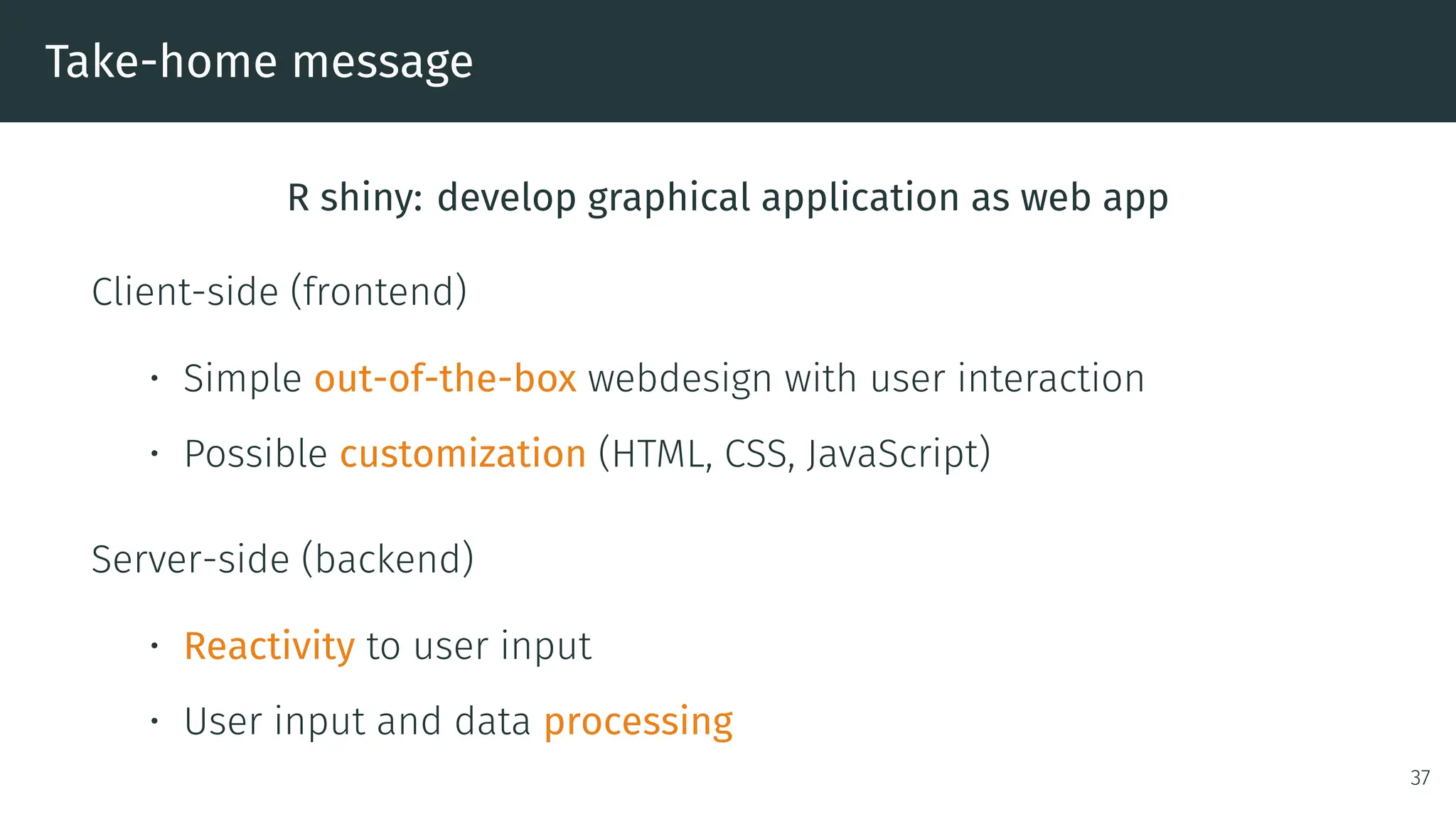 R scripts for statistics and dashboard designs | PDF