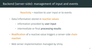 R scripts for statistics and dashboard designs | PPT