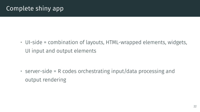R scripts for statistics and dashboard designs | PDF