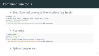 R scripts for statistics and dashboard designs | PPT