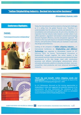 Ship Building and Marine Industry - Post Show report | PDF | Cruises ...