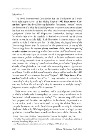 SHIP ARREST IN INDONESIA AND CROSS-BORDER MARITIME DISPUTE.pdf