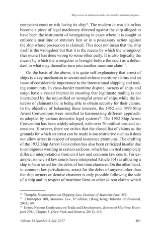 SHIP ARREST IN INDONESIA AND CROSS-BORDER MARITIME DISPUTE.pdf