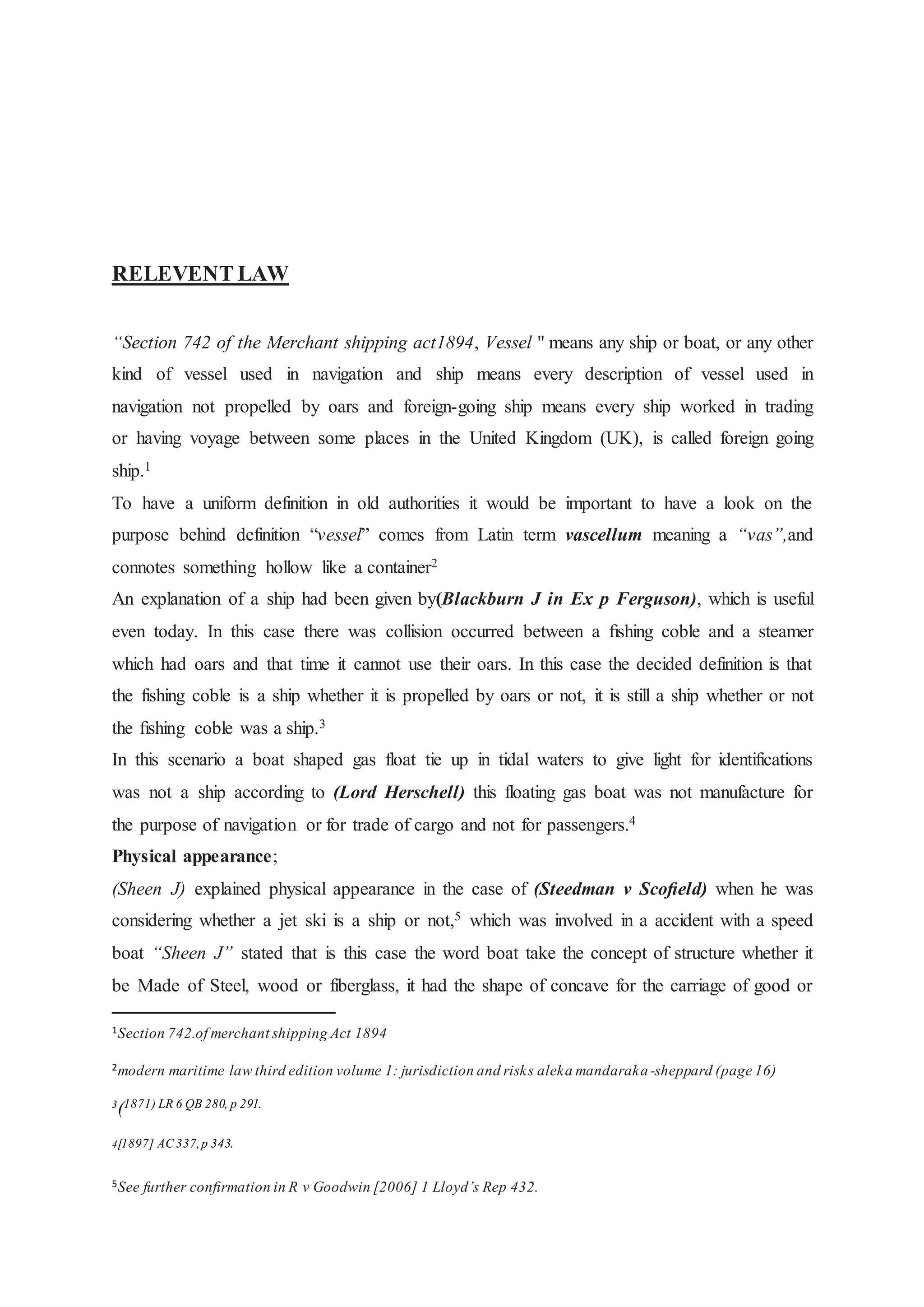 definition of ship | DOCX