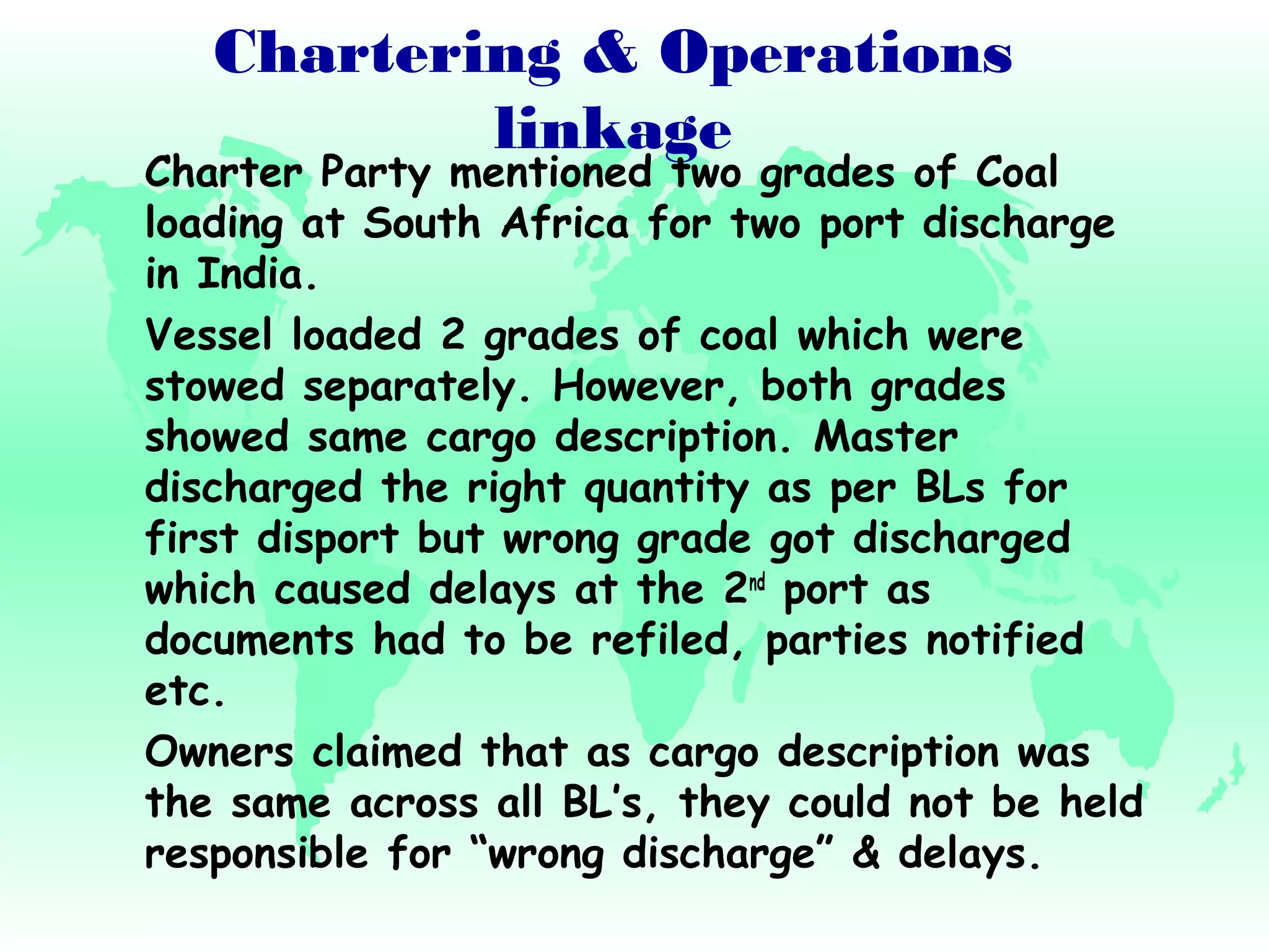 Ship Chartering - CK Sharma | PPT