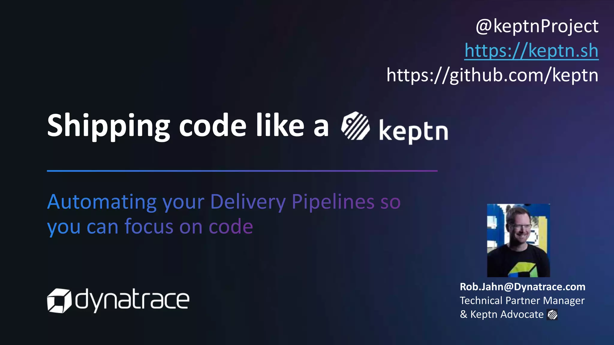 Ship code like a keptn | PPT