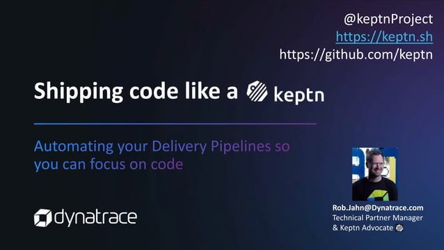 Ship code like a keptn | PPT