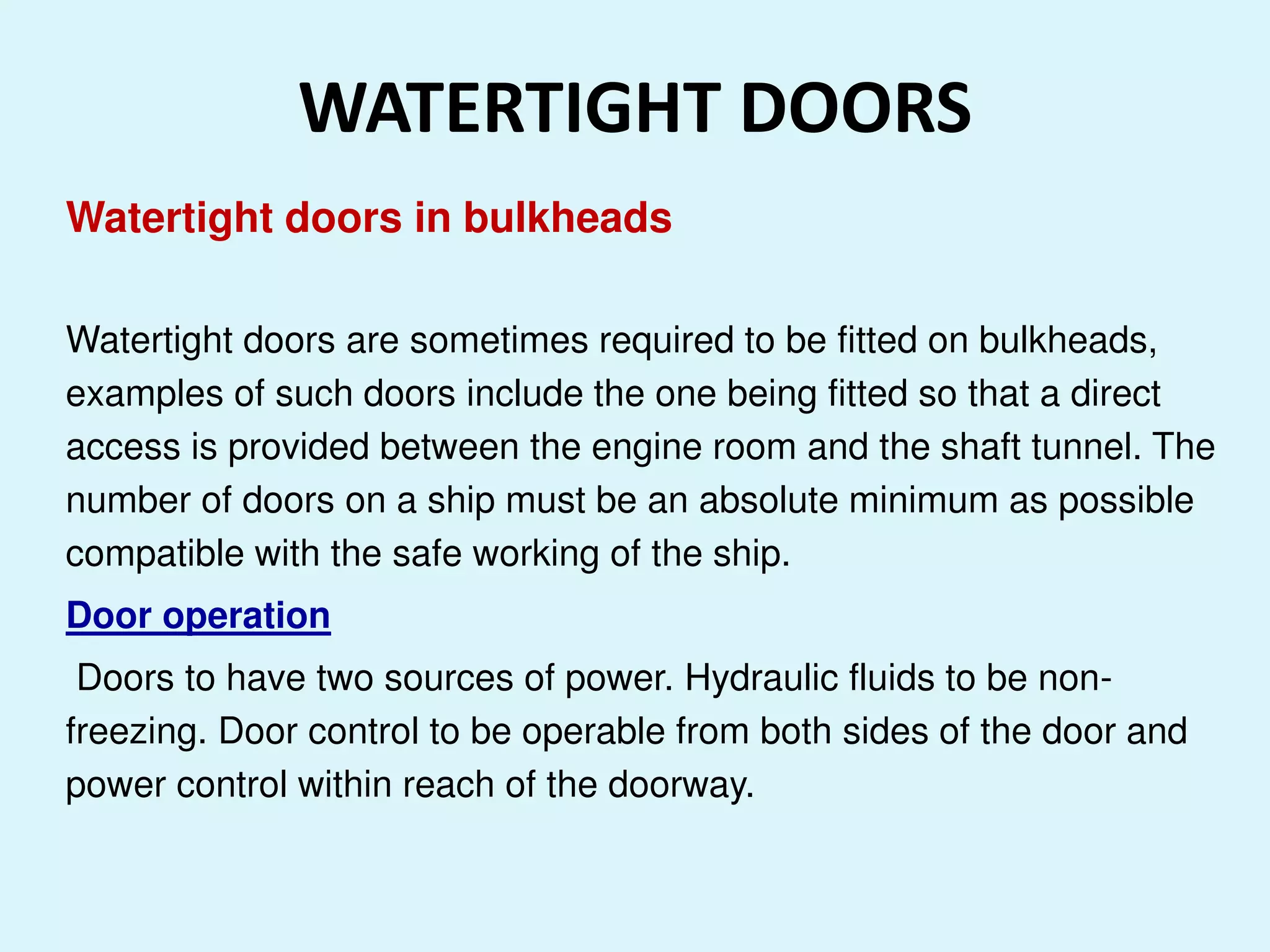 Ship Construction- Bulkhead | PDF