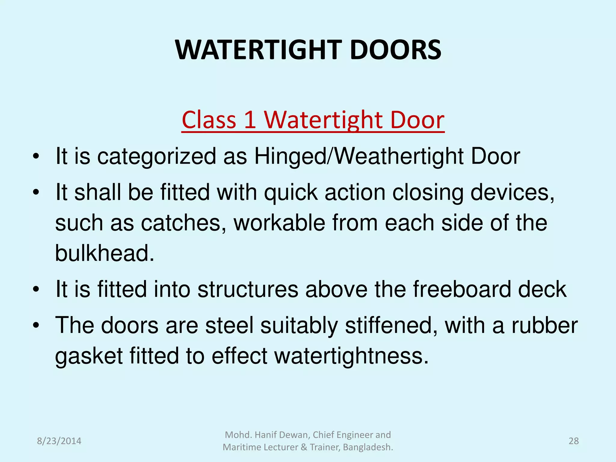 Ship Construction- Bulkhead | PDF
