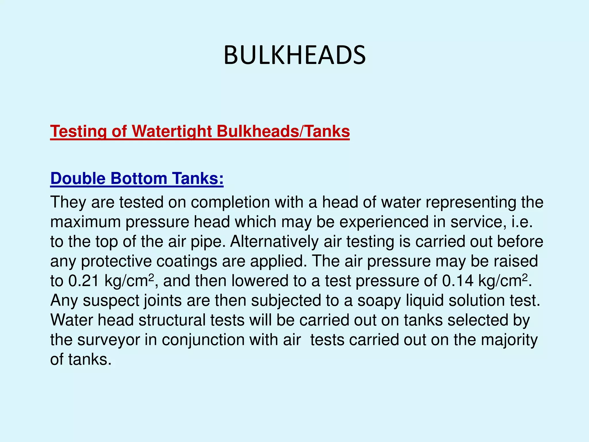 Ship Construction- Bulkhead | PDF