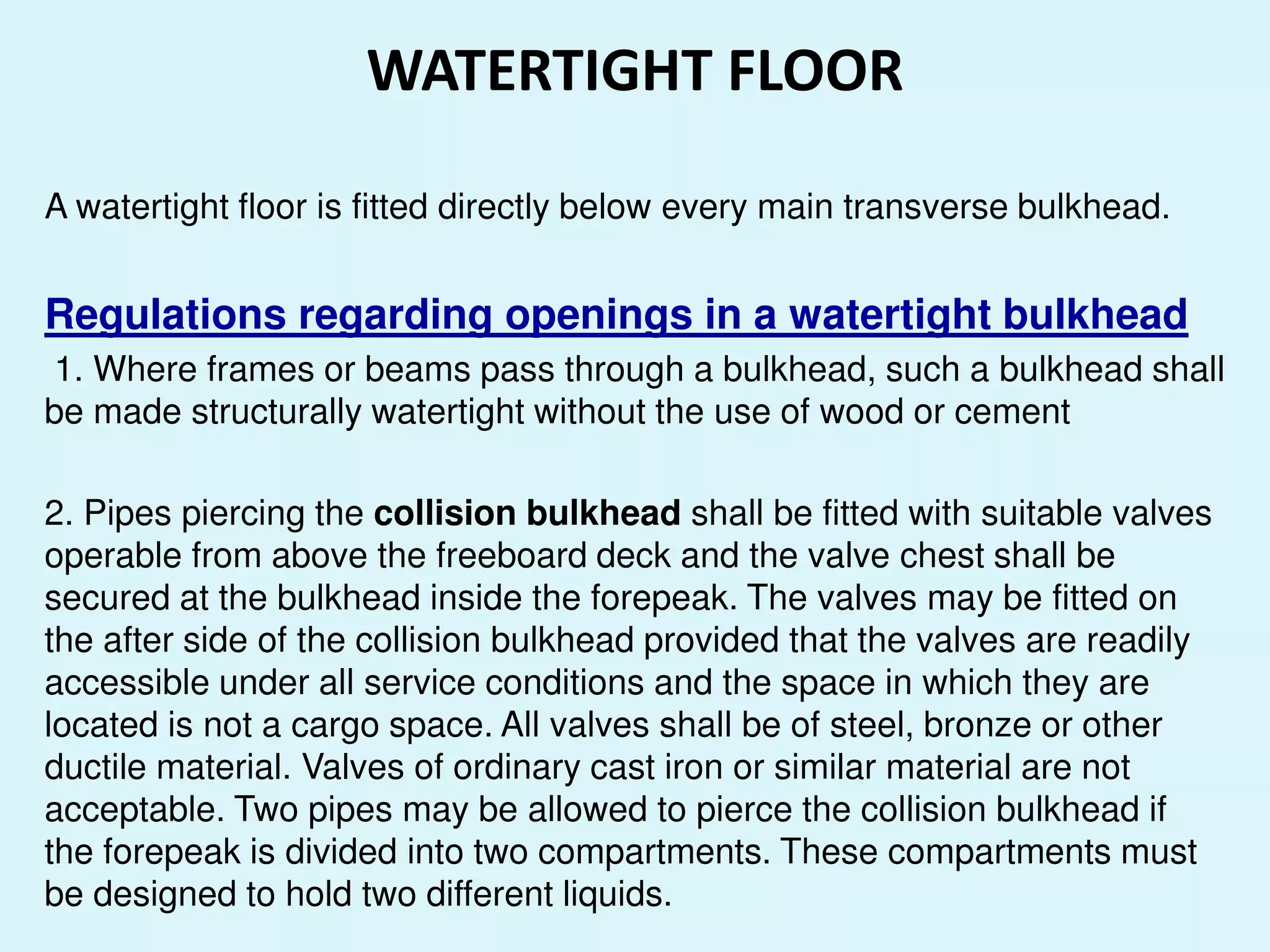 Ship Construction- Bulkhead | PDF