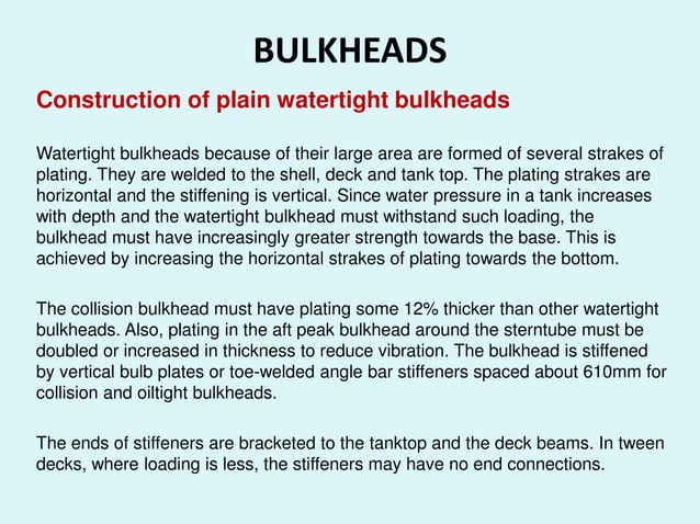 Ship Construction- Bulkhead | PDF | Rowing | Sports