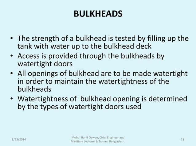 Ship Construction- Bulkhead | PDF | Rowing | Sports