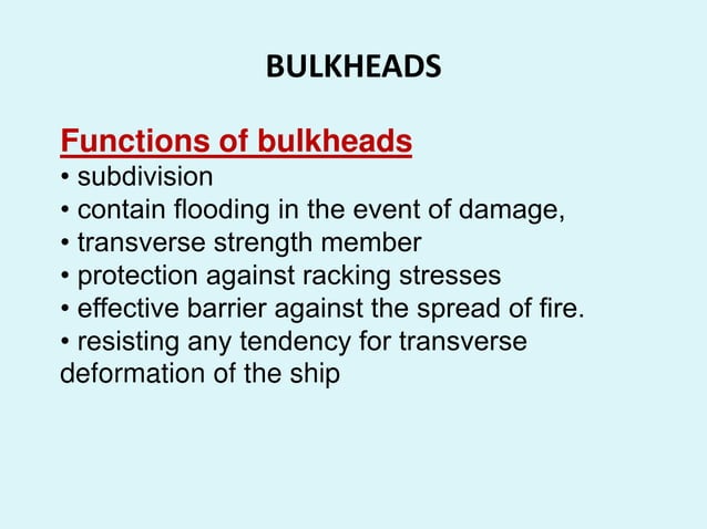 Ship Construction- Bulkhead | PDF | Rowing | Sports