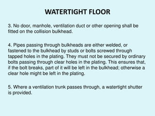 Ship Construction- Bulkhead | PDF