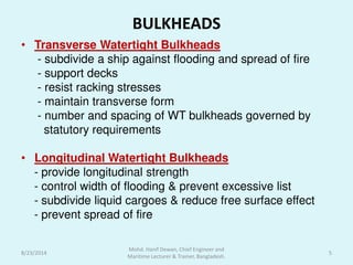Ship Construction- Bulkhead | PDF