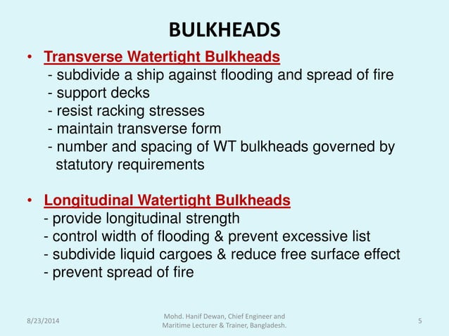 Ship Construction- Bulkhead | PDF | Rowing | Sports