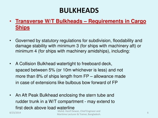 Ship Construction- Bulkhead | PDF | Rowing | Sports