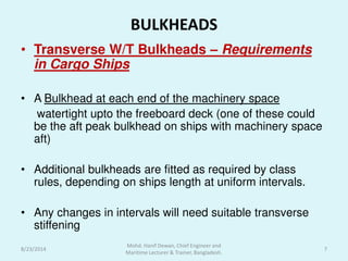Ship Construction- Bulkhead | PDF