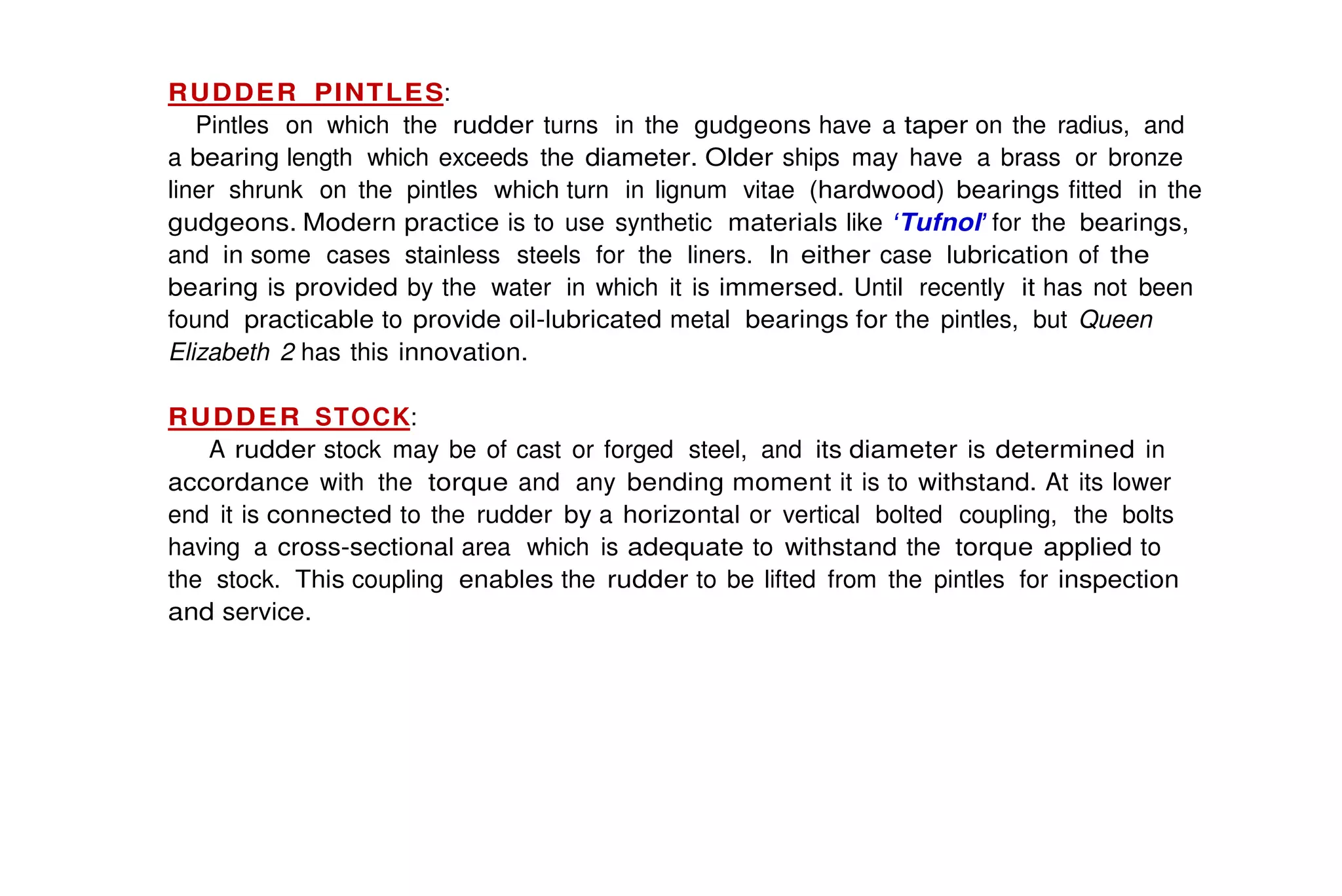 Ship Construction - Rudder Theory | PDF