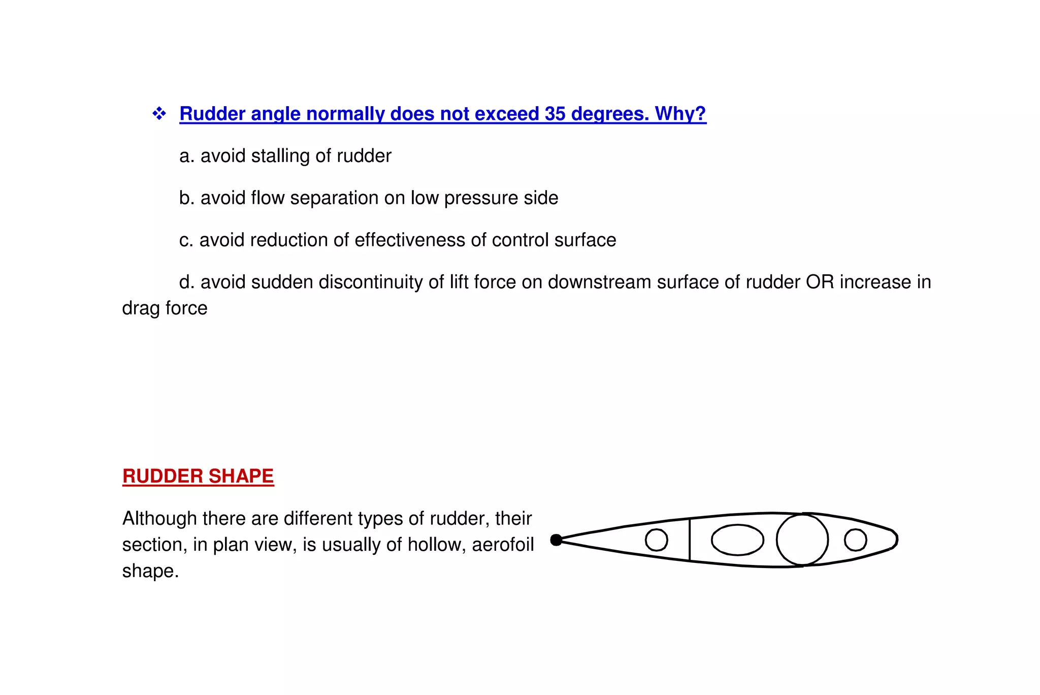 Ship Construction - Rudder Theory | PDF