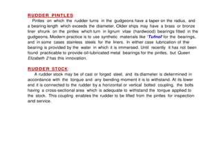 Ship Construction - Rudder Theory | PDF