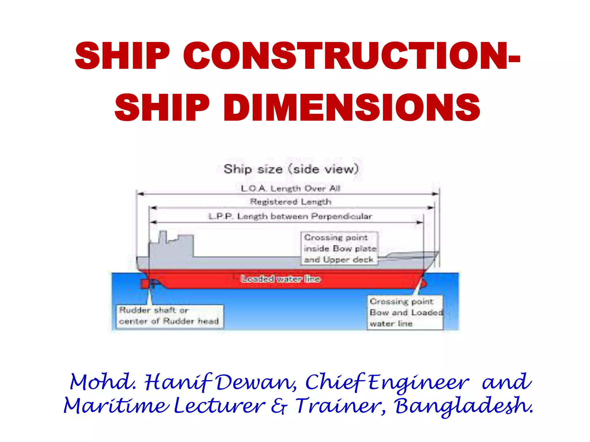 Ship Construction- Ship Dimensions | PDF