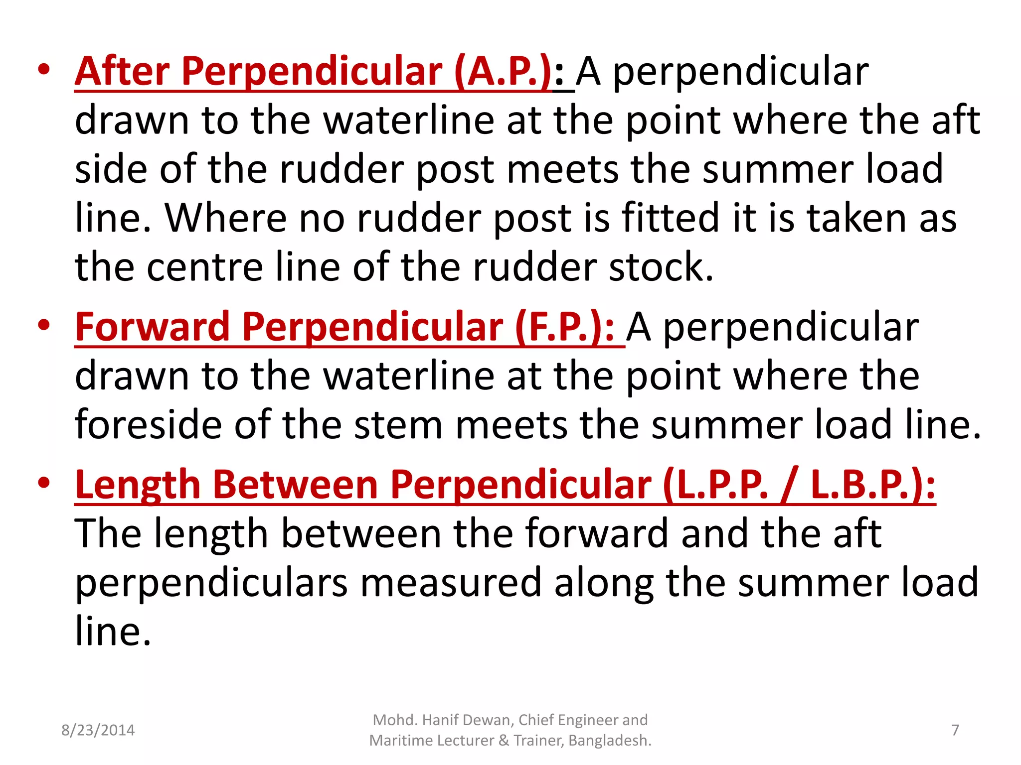 Ship Construction- Ship Dimensions | PDF
