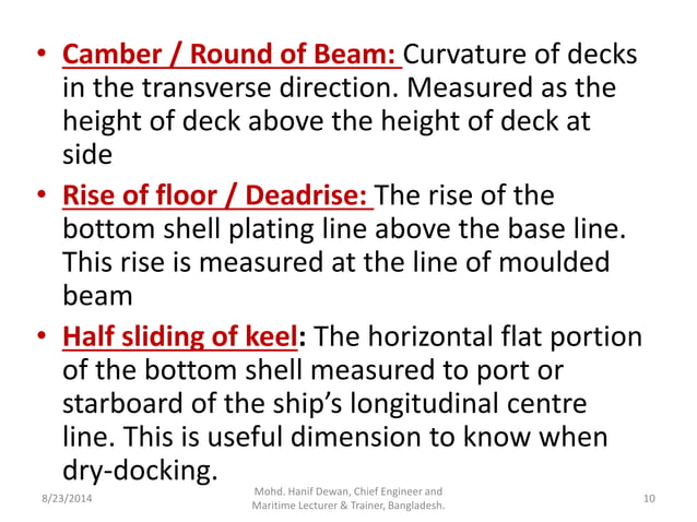 Ship Construction- Ship Dimensions | PDF