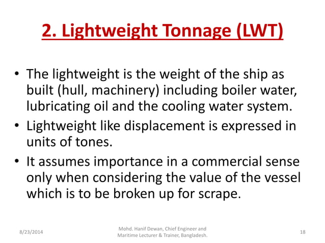 Ship Construction- Ship Dimensions | PDF