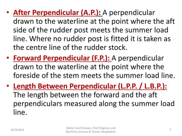 Ship Construction- Ship Dimensions | PDF