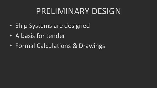 Early stage Ship design Process | PDF | Civil Engineering Industry ...