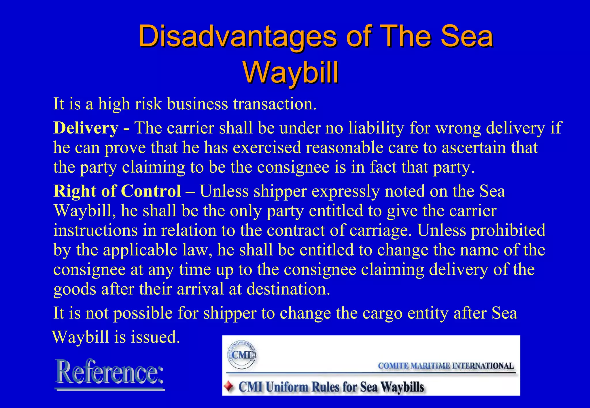 Basic Shipping Documentation. | PPT