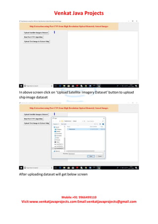 Ship extraction using post cnn from high resolution optical remotely ...