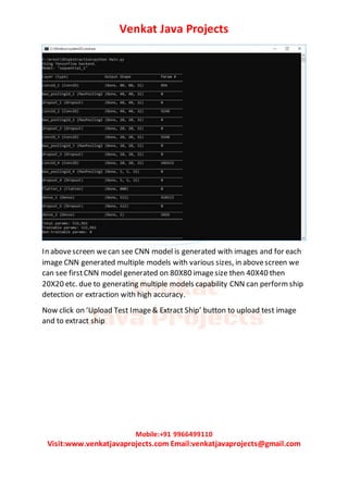 Ship extraction using post cnn from high resolution optical remotely ...