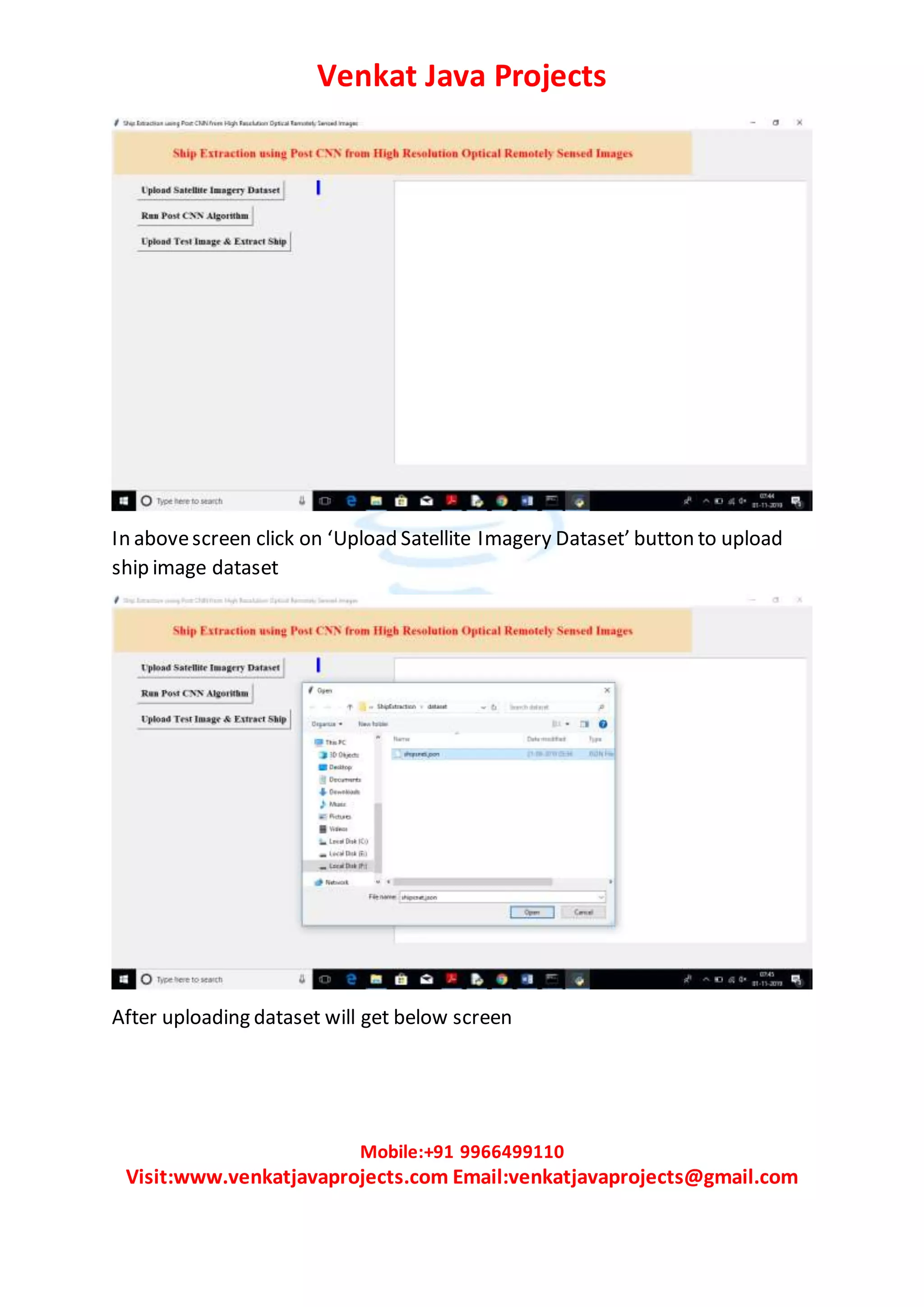 Ship extraction using post cnn from high resolution optical remotely sensed images | DOCX