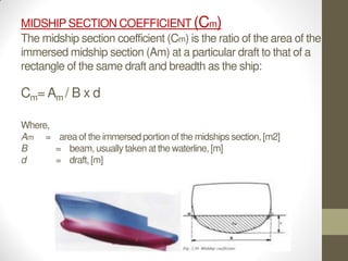 Ship Form Coefficients | PDF