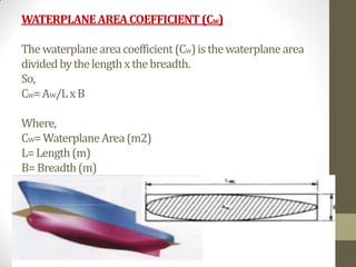 Ship Form Coefficients | PDF