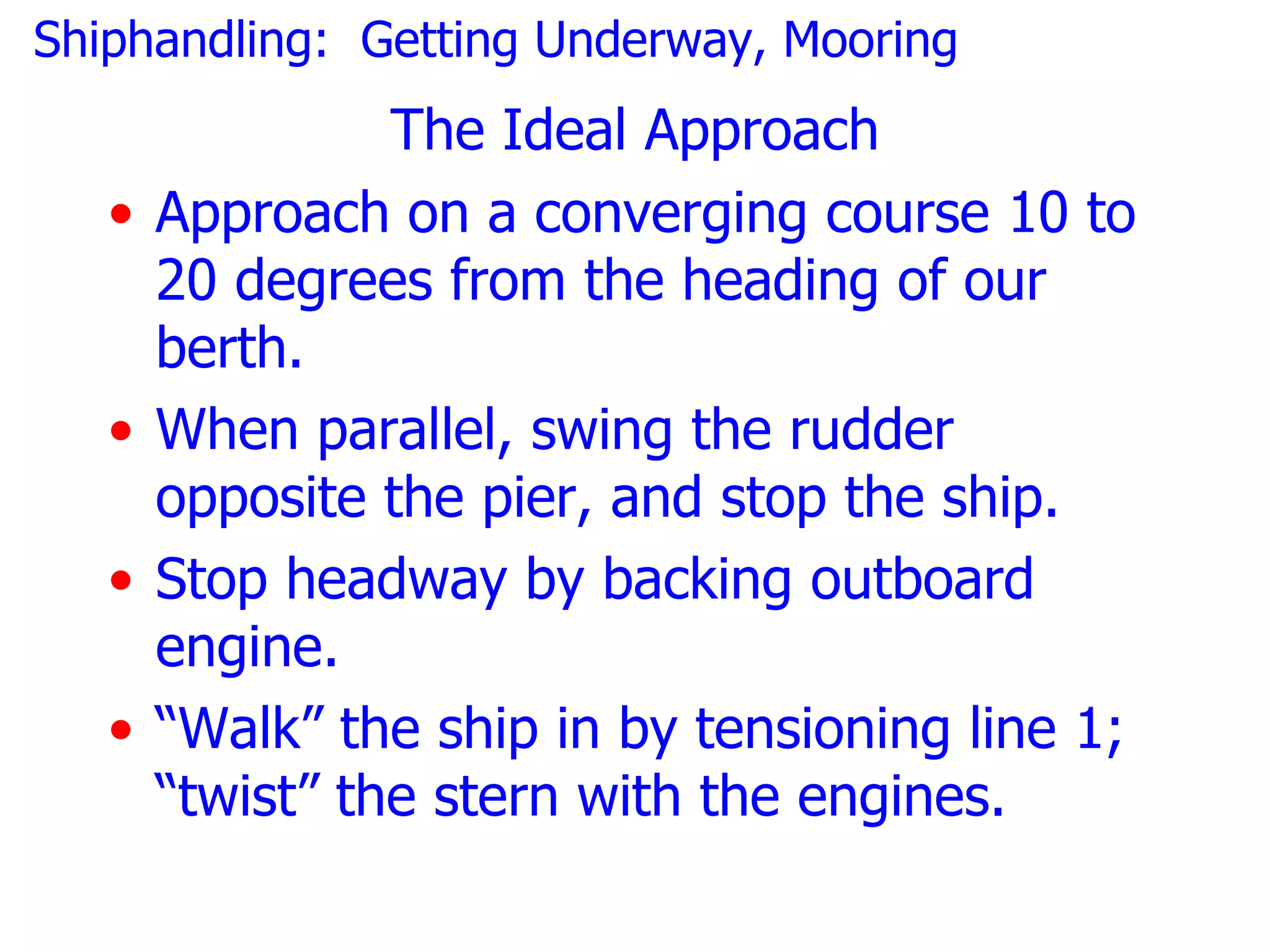 Ship handling | PPT