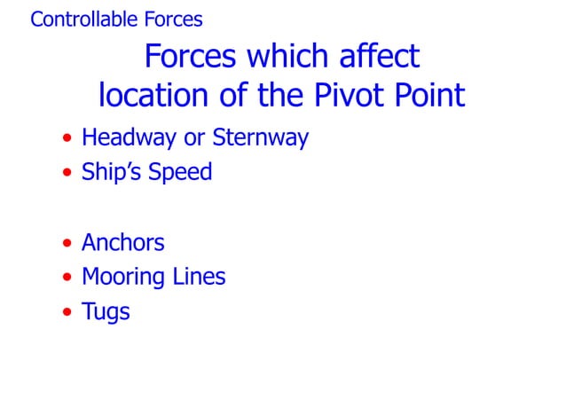 SHIP HANDLING AND MANOEUVERING BASICS.pptx | Cruises | Travel Type