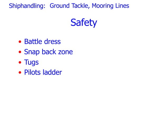 SHIP HANDLING AND MANOEUVERING BASICS.pptx | Cruises | Travel Type