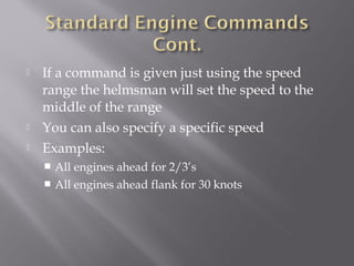 Ship handling basics | PPT