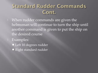 Ship handling basics | PPT