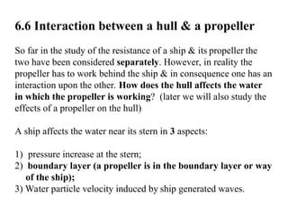 Ship Hull Interaction Lecture Notes for the design of ship | PPT