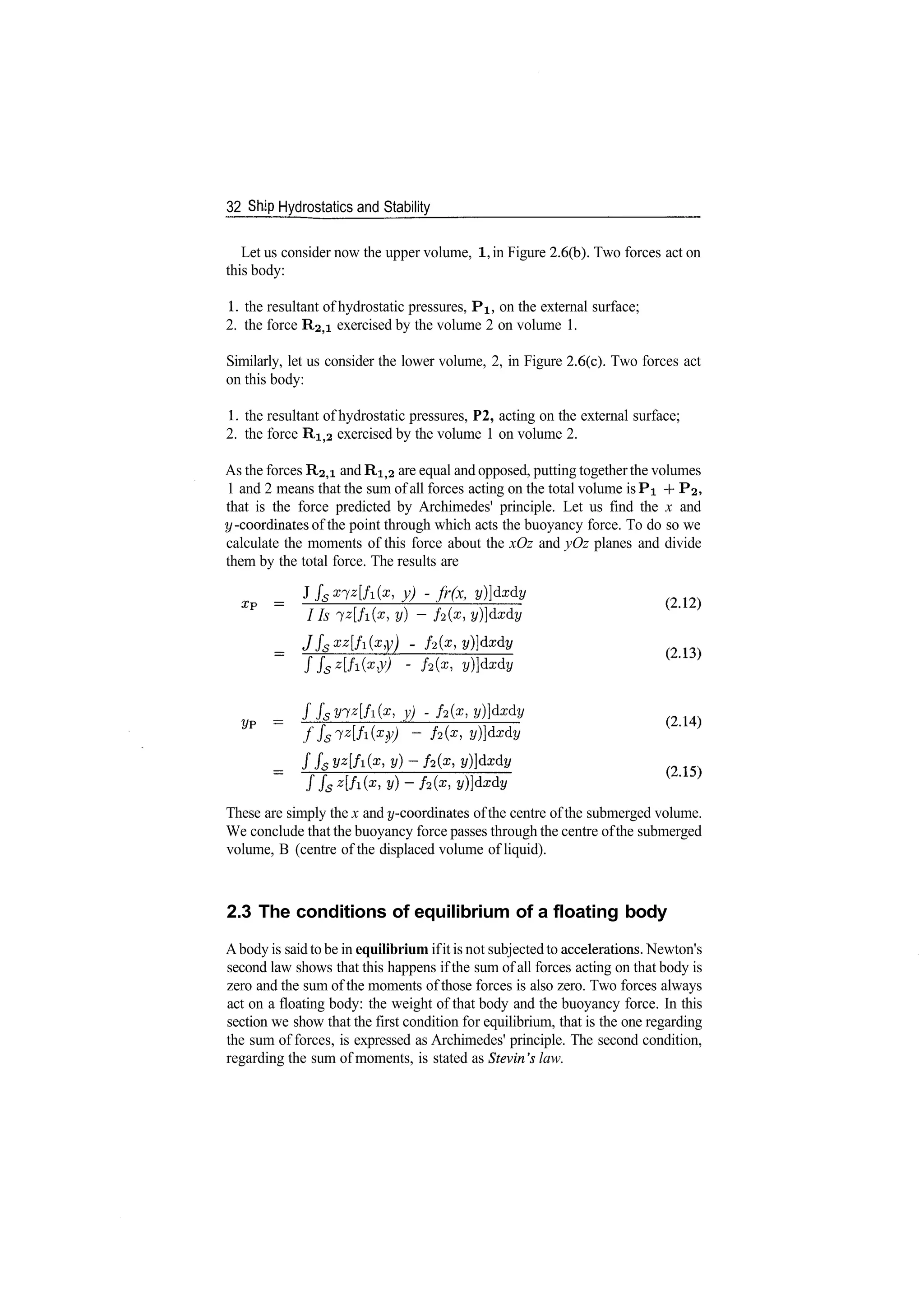 Ship_Hydrostatics_and_Stability on ships | PDF