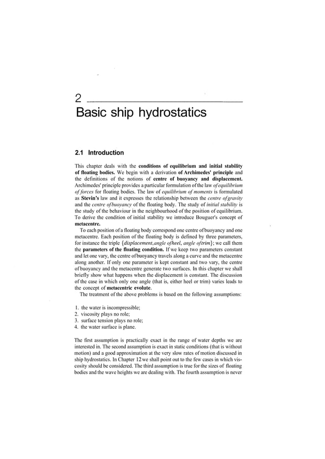 Ship_Hydrostatics_and_Stability on ships | PDF