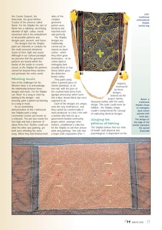 Communion with the Infinite - The Visual Music of the Shipibo | PDF